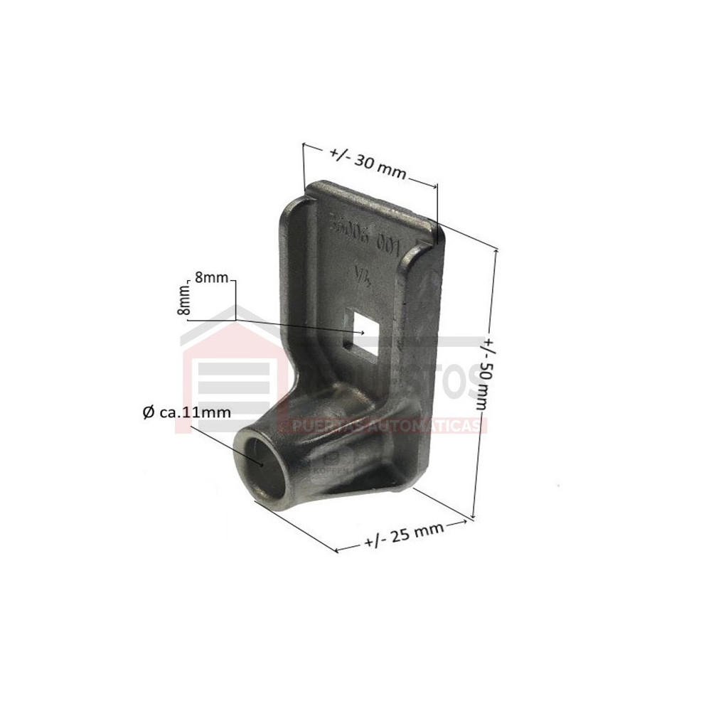 REPUESTO NOVOFERM SOPORTE PORTA-RUEDA ISO40 / 45